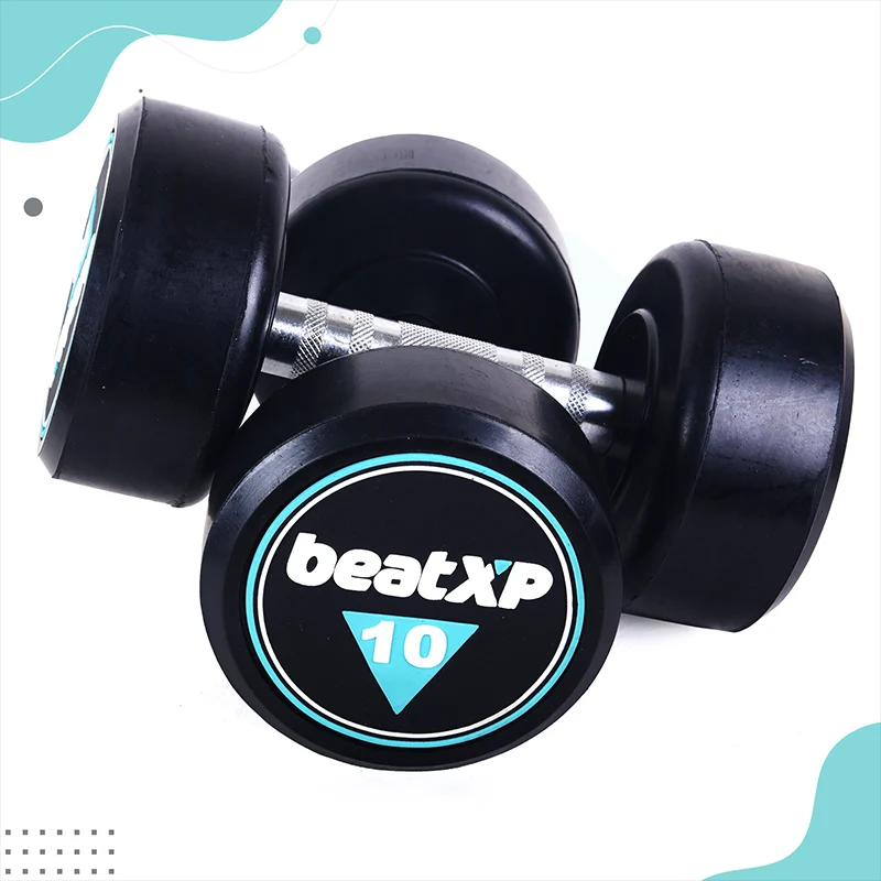 beatXP Bouncer Dumbbell-Set Of 2 (Black)