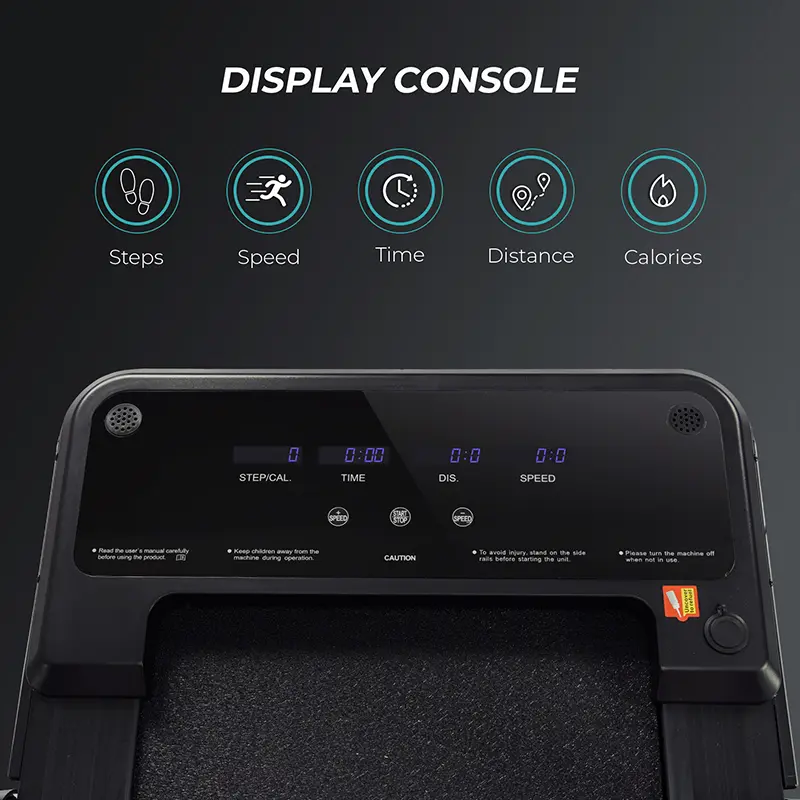 beatXP Phoenix Next Gen 2 in 1 Electric Treadmill red