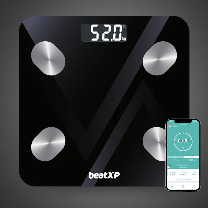 Buy beatXP Smartplus Ace Bluetooth BMI Weight Machine - BT Weighing ...