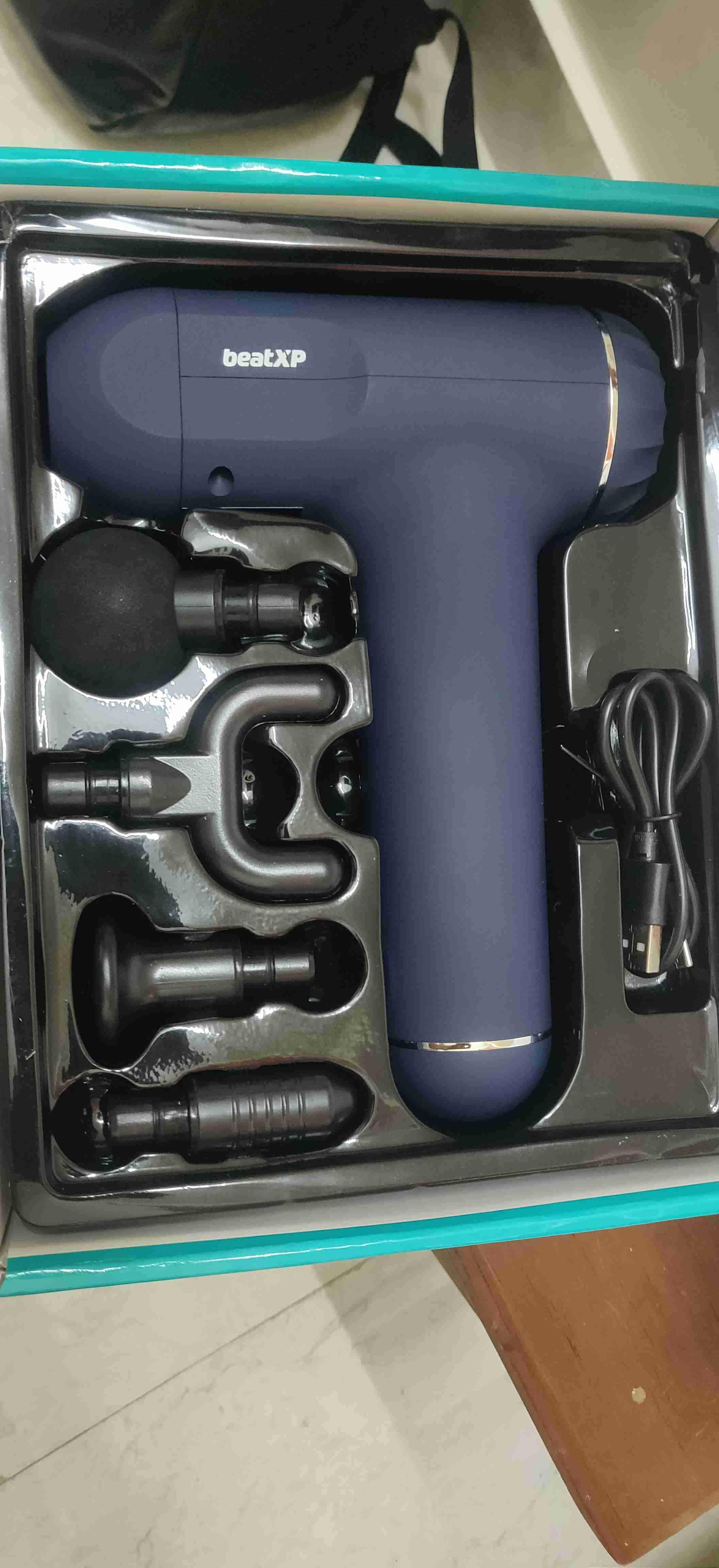 beatXP Bolt Deep Tissue Massage Gun | Best Body Massager Online