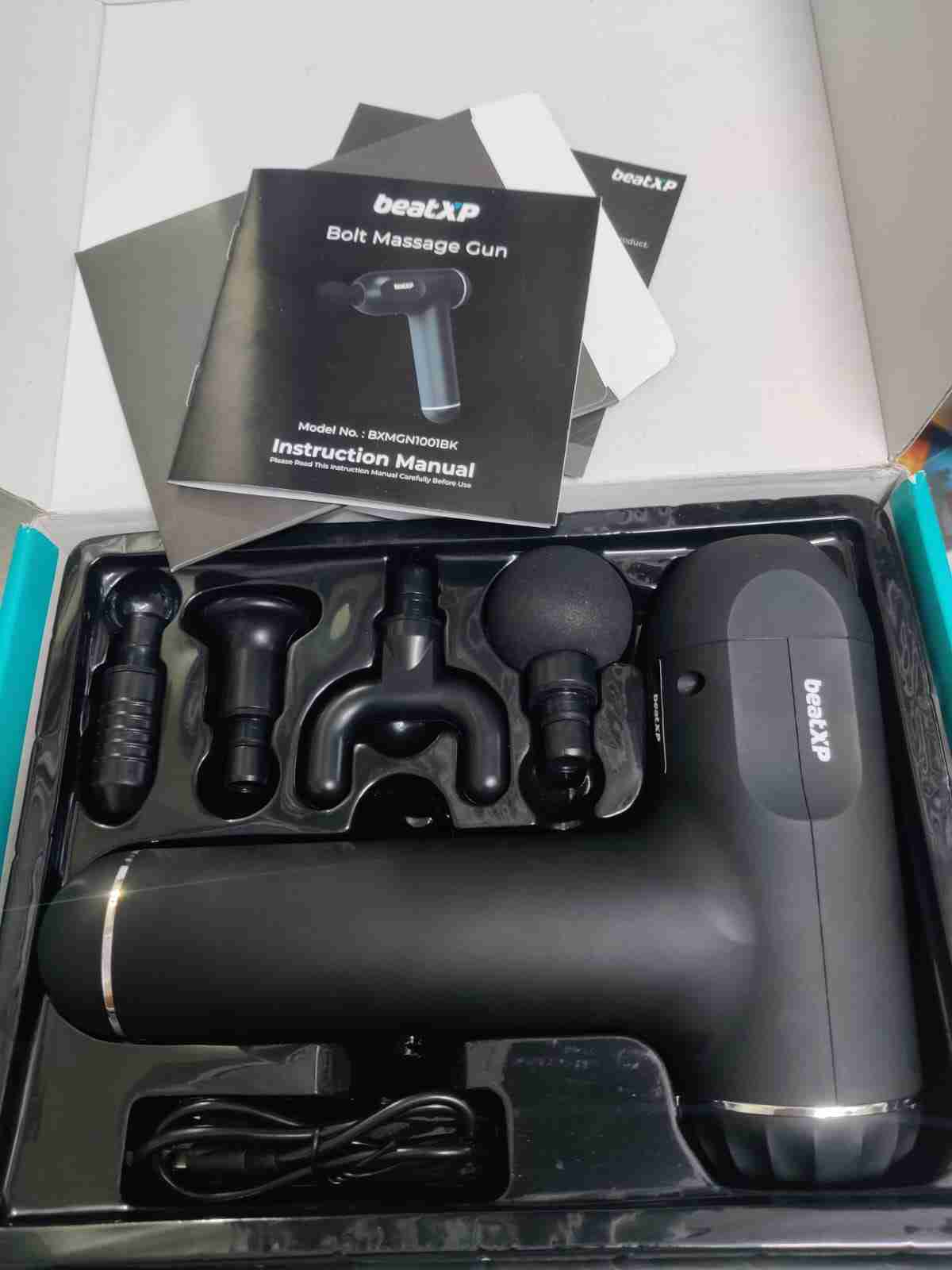 beatXP Bolt Deep Tissue Massage Gun | Best Body Massager Online